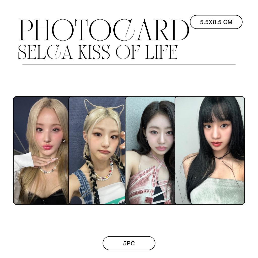 PHOTOCARD KISS OF LIFE SELLA SHHH (CONTENTS OF 5 PCS + 2 SIDED ...