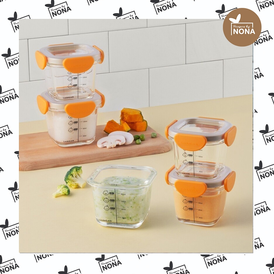 Baby | Locknlock Baby Food Container 260ml x 3P | Shopee Philippines