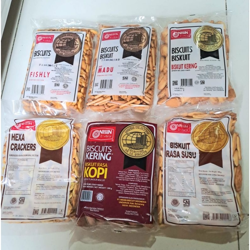 Nissin Cookies Various Flavors 300 gr (Hexa, Honey Sticks, Coffee ...