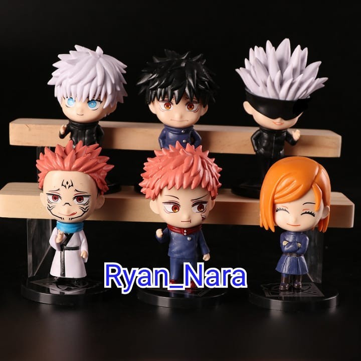 Action Mini Figure Anime Jujutsu Kaisen Gojo Itadori Megumi Sukuna ...