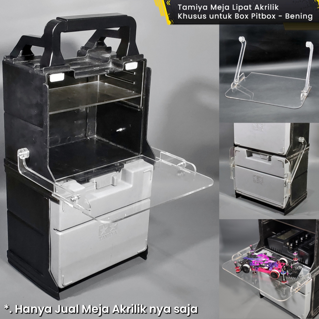 Tamiya Acrylic Folding Table for Pitbox Box - Portable Pit Box Tamiya ...