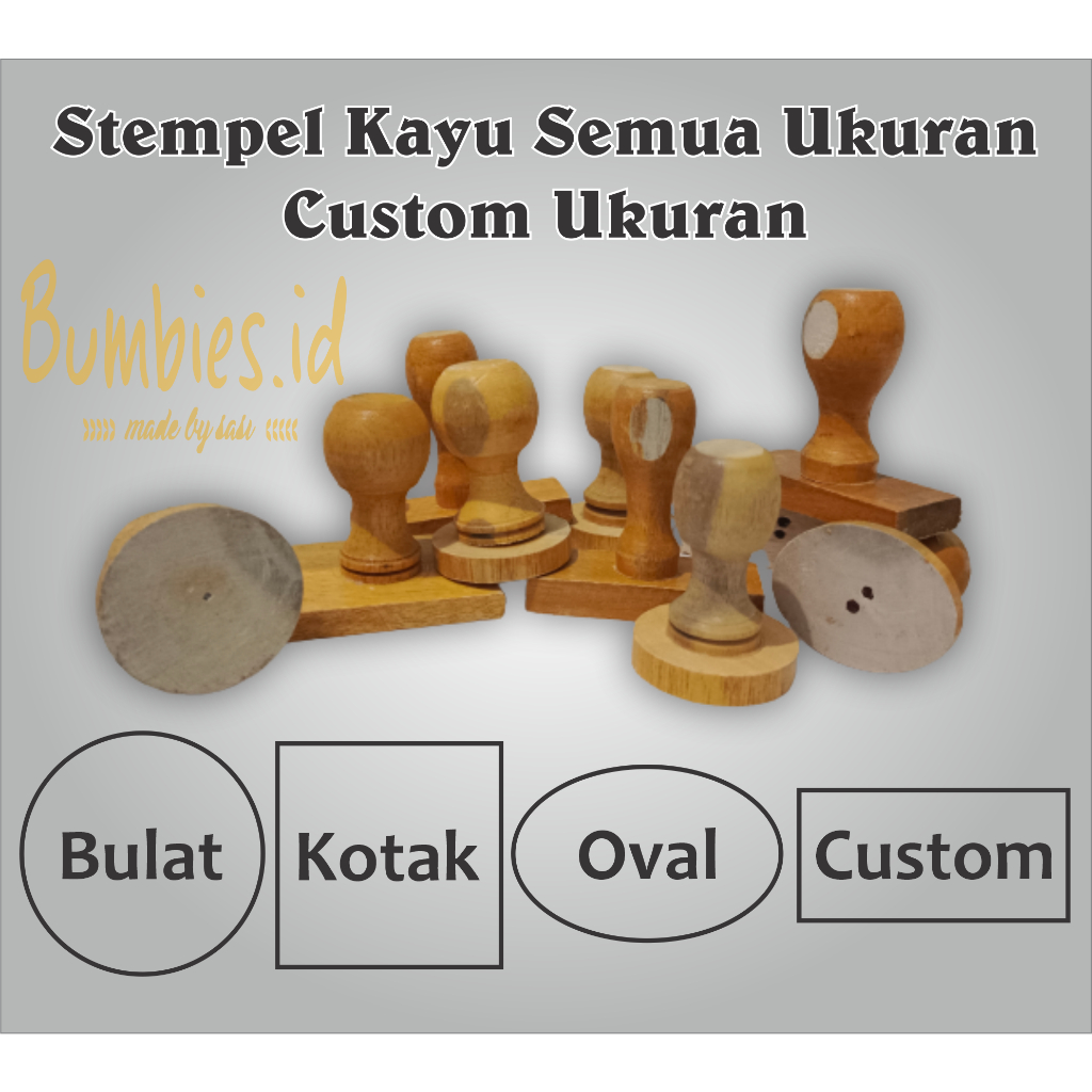 Custom Wooden Stamps of All Sizes | Round Stamp | Rectangular Stamp ...