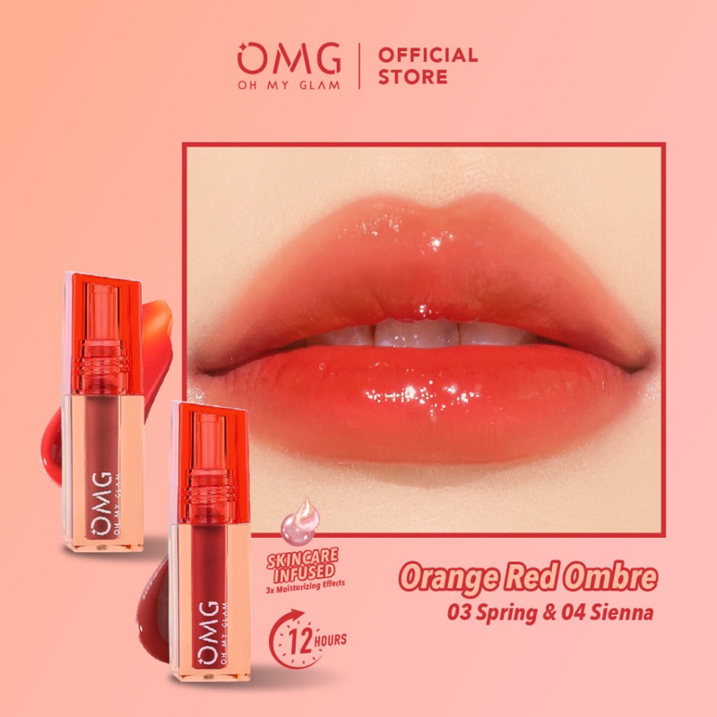 Omg OH MY GLAM GLASSY Lip Tint Ombre Lips Parade Package - Best Ombre ...