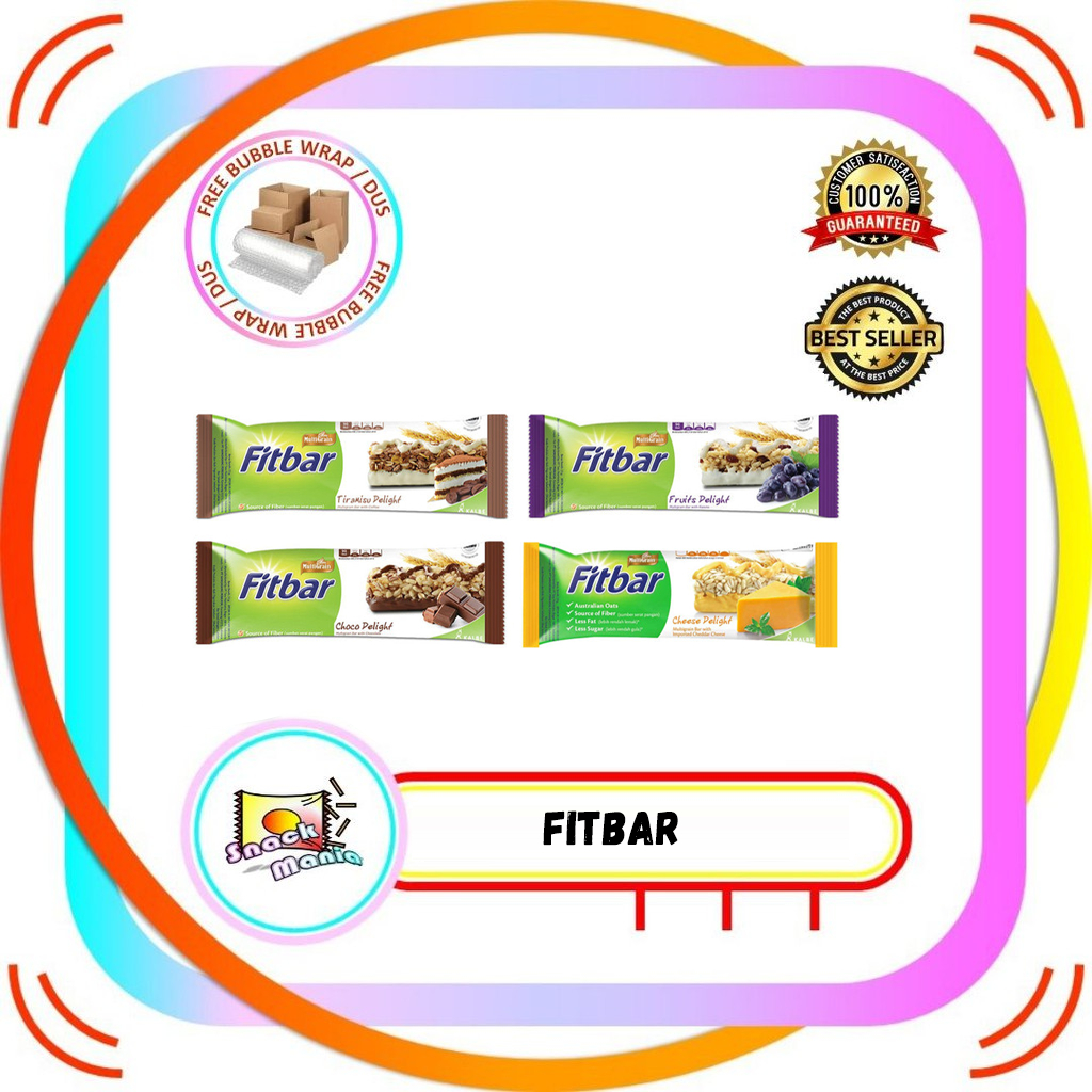 Fitbar Healthy Snack Fit Bar Cereal 1 Pc Tiramisu Chocolate Choco ...