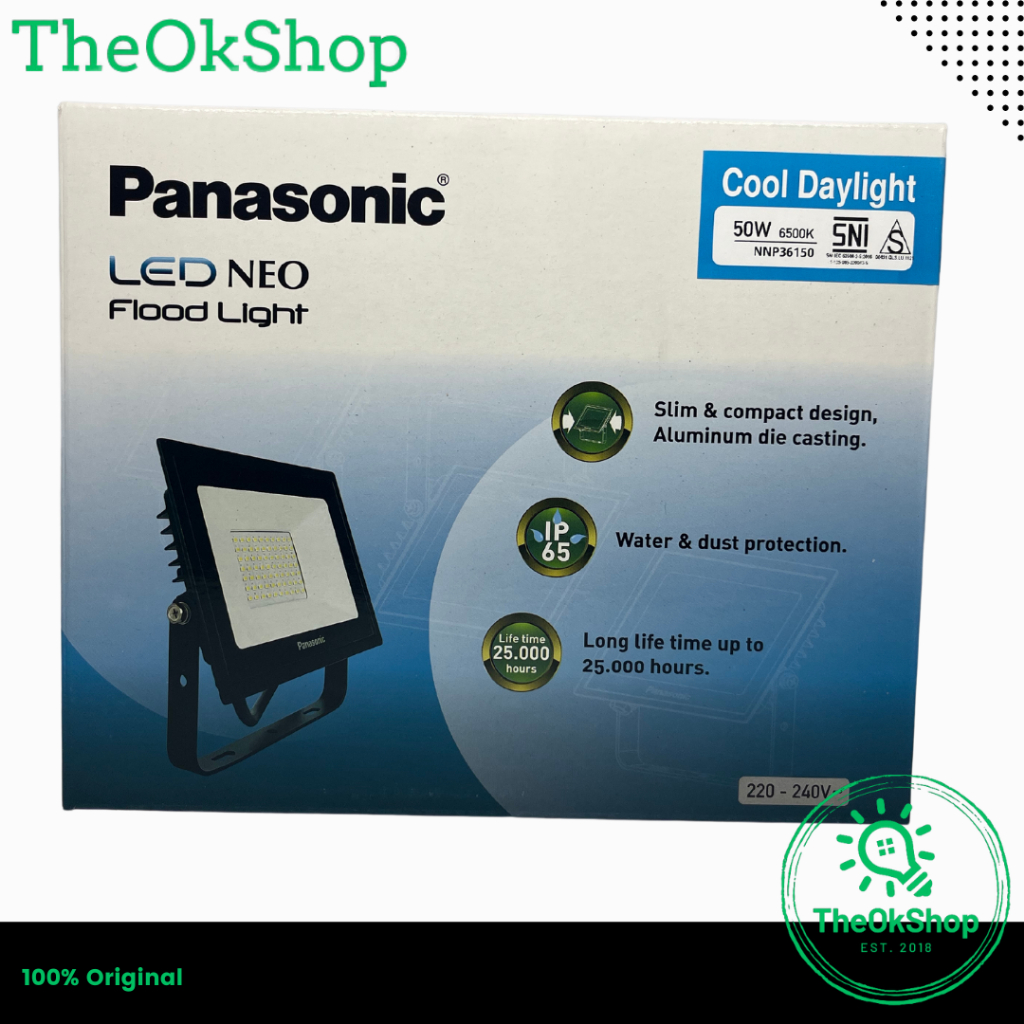 Panasonic 50w Led Spotlight 50 w Led Shooting Neo Flood Light | Shopee ...