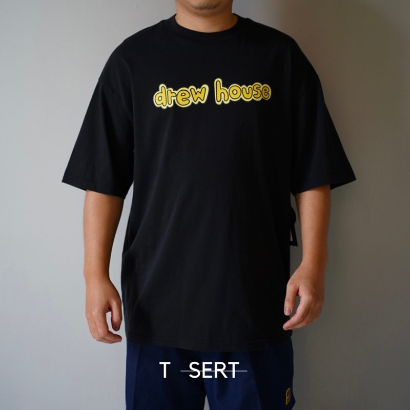Drew House Cartoon Font Tee Black (100% Authentic) | Shopee Philippines