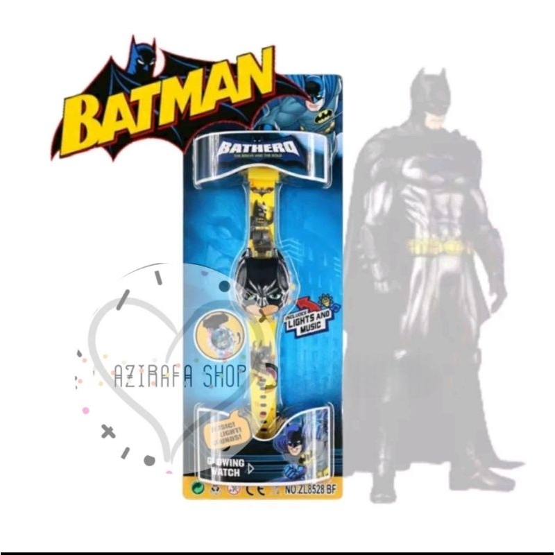 Batman Character Children's Watch With Lights And Music flip model ...