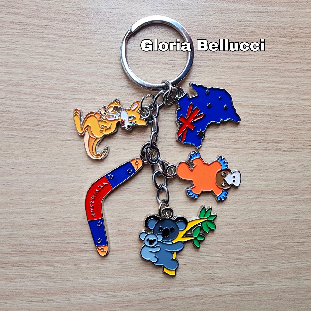 GANTUNGAN Australian keychain sydney souvenir keychain By koala ...