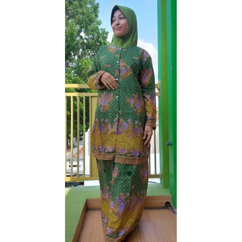 Nu Muslimat Uniform Muslimat Batik Suit | Shopee Philippines