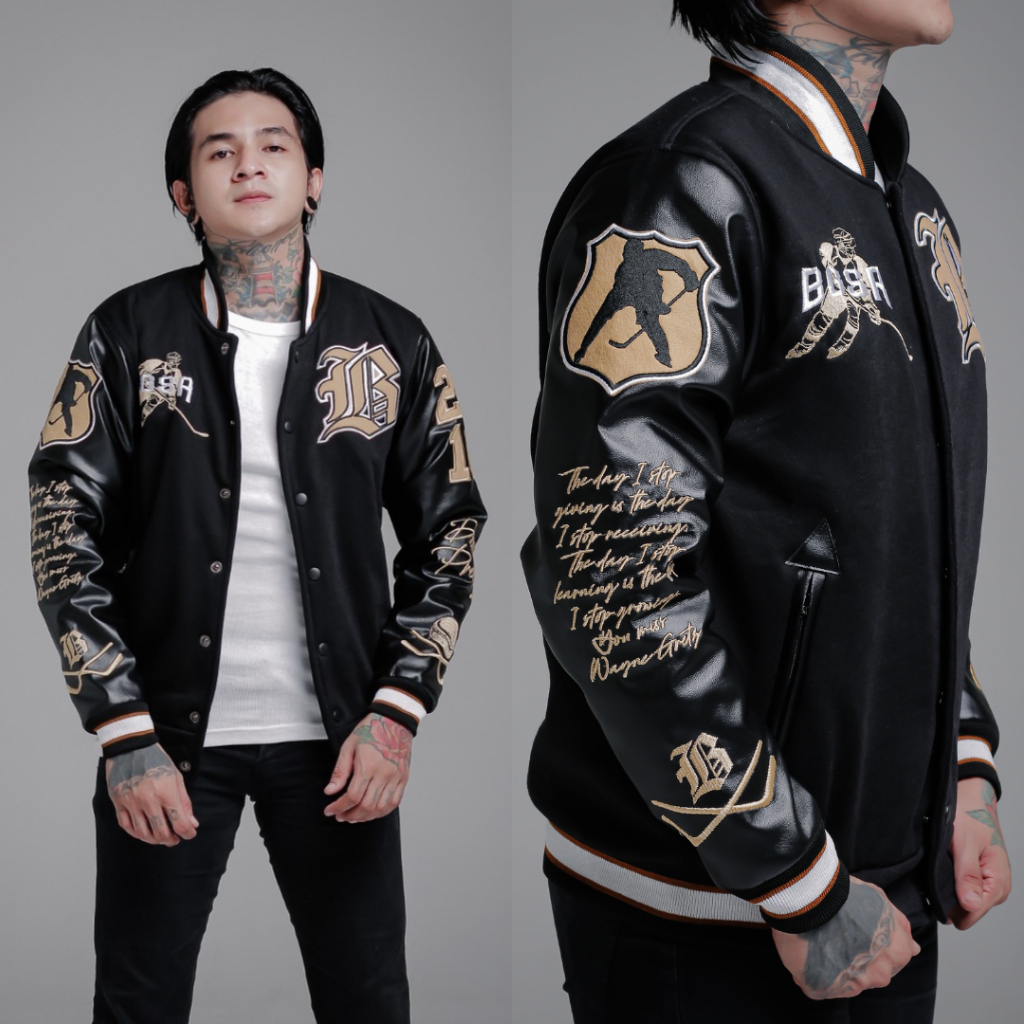 Varcity Premium Baseball Jacket Full Embroidery | Sukajan Bomber Jacket ...