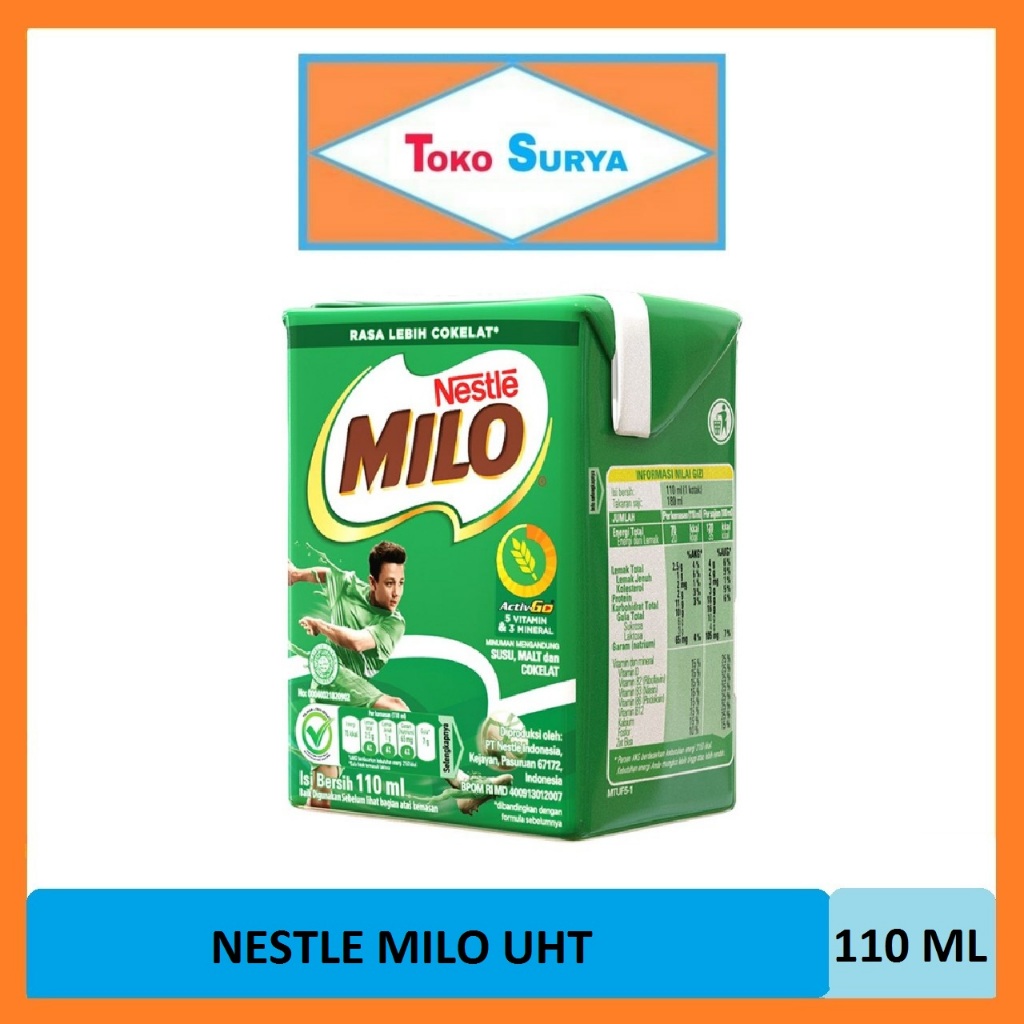 Nestle Milo Chocolate Malt Flavored Milk Drink 110 ML | Shopee Philippines