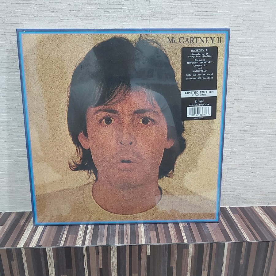 Vinyl LP Paul McCartney - McCartney II (Indie Exclusive Colored Clear ...