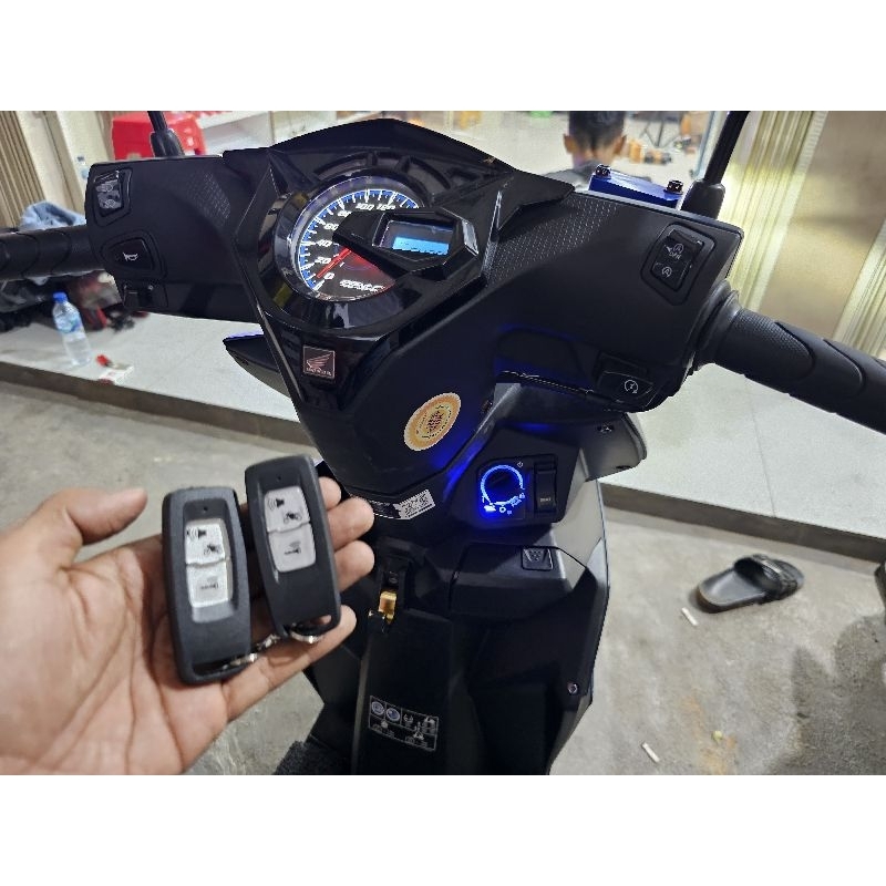 Keyless honda new beat deluxe/street pnp without body groove | Shopee ...
