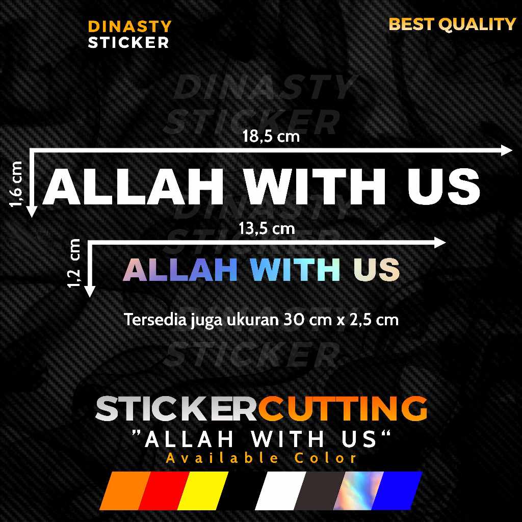 Allah VIRAL CUTTING STICKER WITH US | Shopee Philippines