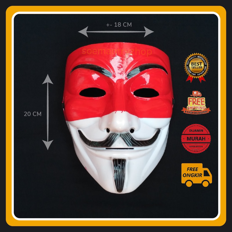 Indonesian Anonymousmouse mask | Shopee Philippines