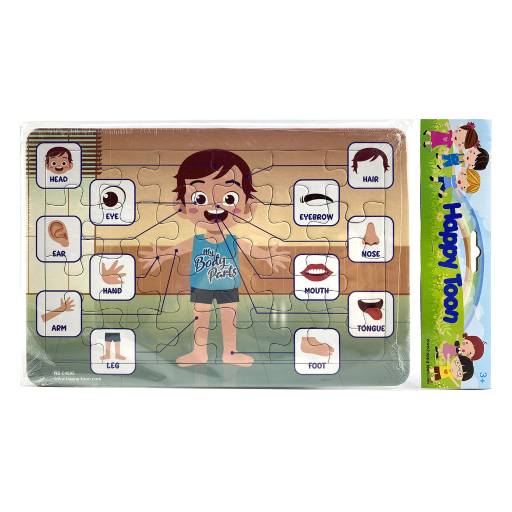 Educational Body Parts Paper Puzzle Toy | Body Parts Puzzle | Shopee ...