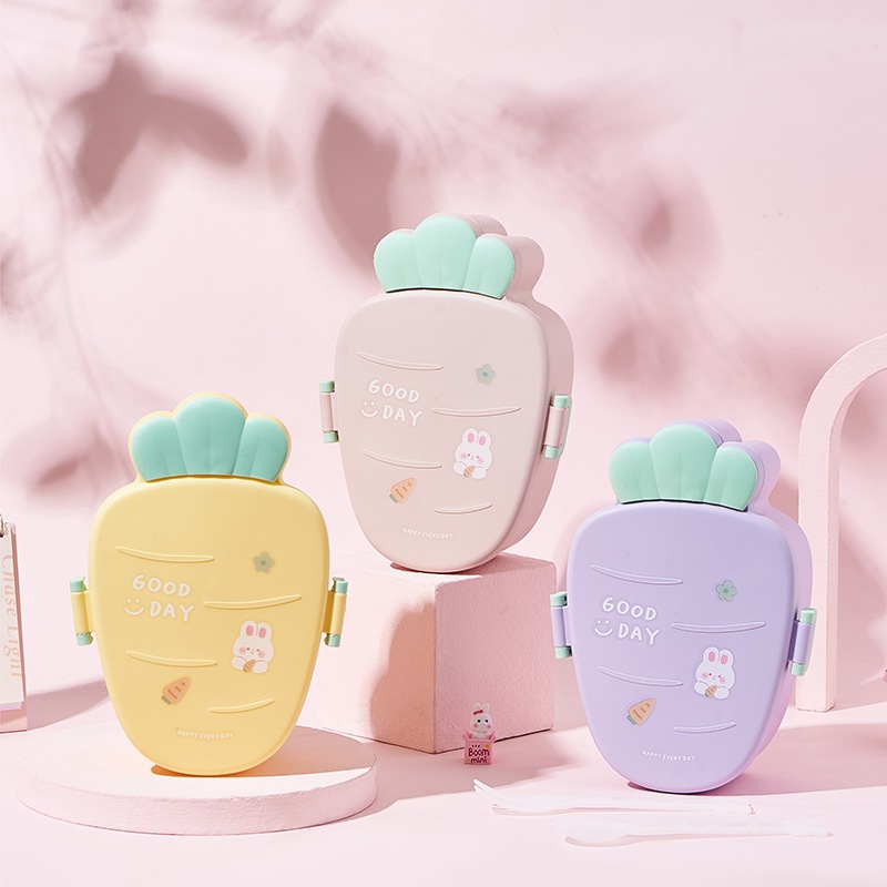 New!!! Lunch BOX 3 OMPRENG SEASONS 1000ML CUTE CARROT SHAPE 6770 ...