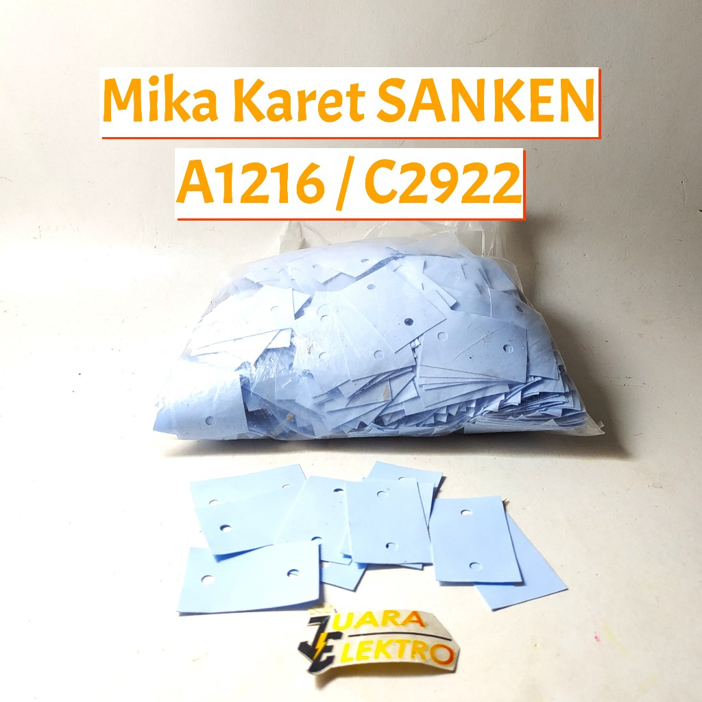 (10 Pcs) Insulator / SANKEN Rubber Mica A1216/C2922 | Rubber Mica for TR Sanken | Shopee Philippines