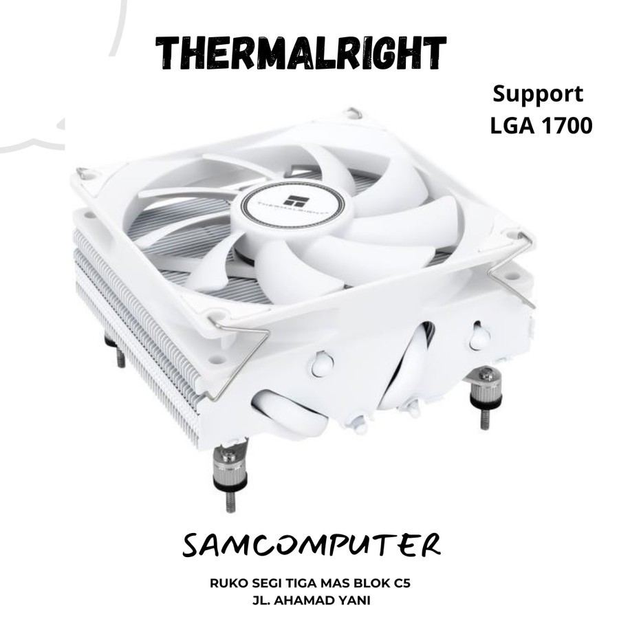 Thermalright AXP90-X47 WHITE | Low Profile Mini ITX CPU Cooler | Shopee ...
