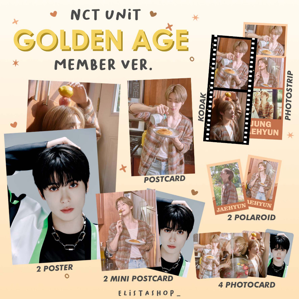 [ PAHE ] FANKIT NCT 2023 GOLDEN AGE MEMBER VER (FREE BOX) | Shopee ...