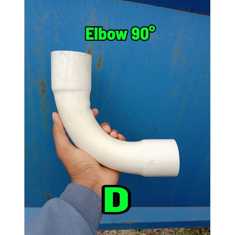 Pvc fittings Long elbow 2 inches type D Large radius | Shopee Philippines