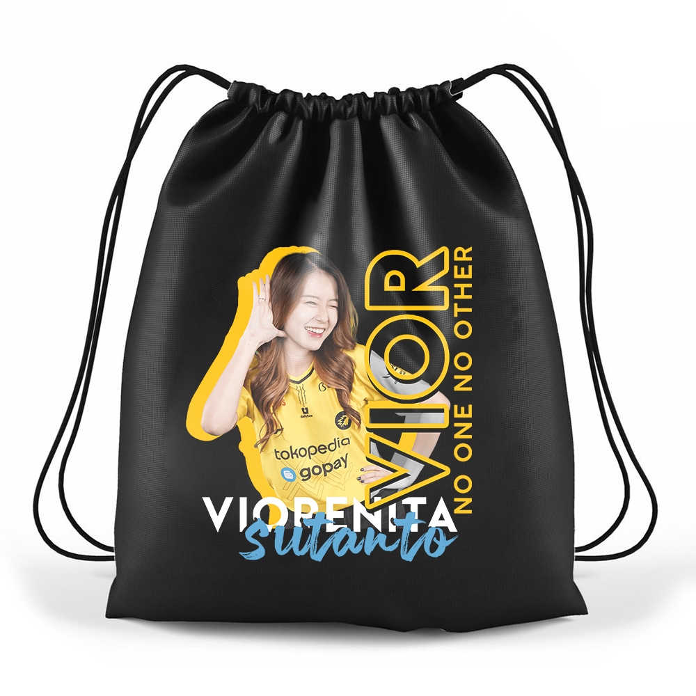 Nita VIOR ONIC Viornita Sutanto Drawstring Bag, Unisex Thick Cordura ...