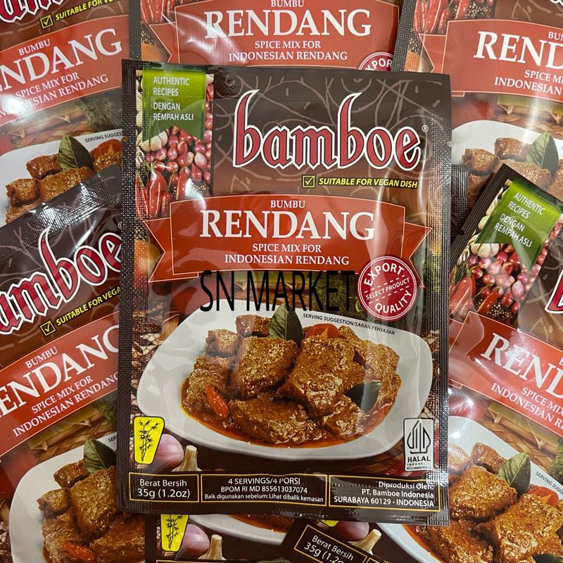 Bamboe Rendang Seasoning 35 gr | Shopee Philippines
