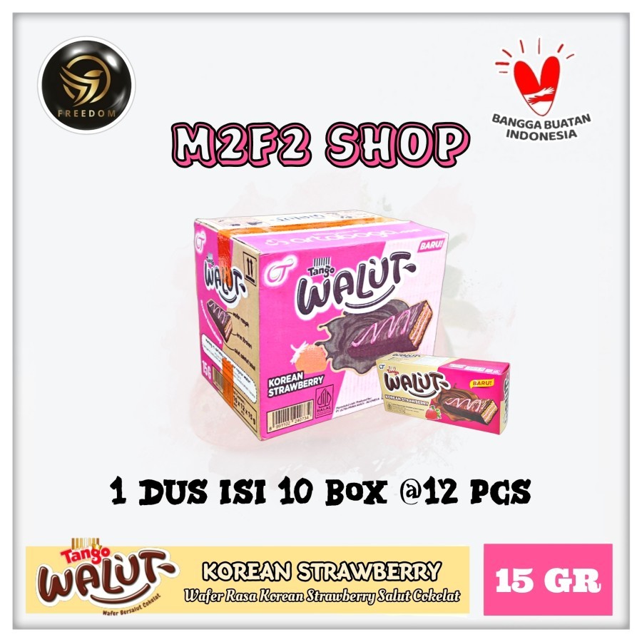 Tango Wafer Walut Korean Strawberry Strawberry Salut Chocolate Sachet