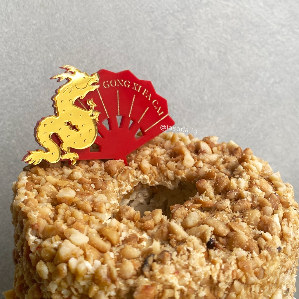 Chinese New Year Cake Topper | Cny Topper | Chinese New Year Cake Prick ...