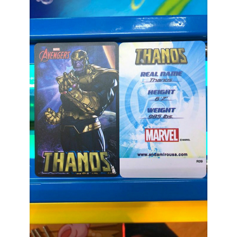 Thanos Marvel Avengers Timezone Machine Card | Shopee Philippines