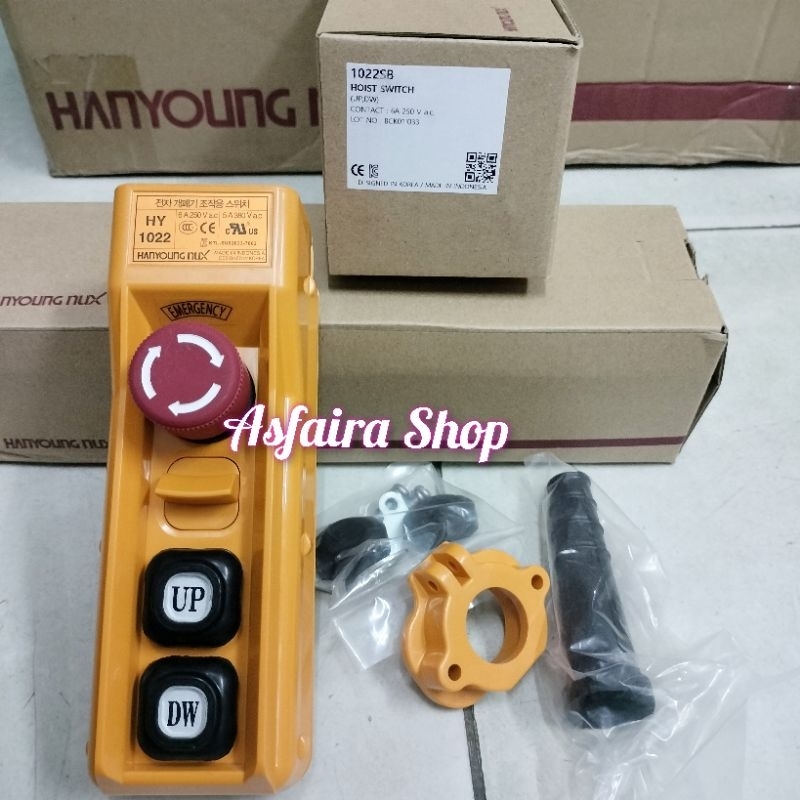 Hoist Switch Hanyoung HY 1022SB / Hoist Push Button Hanyoung | Shopee ...