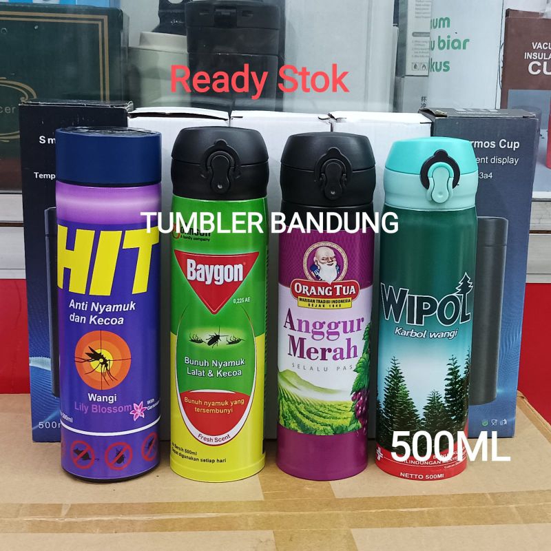 TERMOS Drink Bottle custom tumbler Thermos baygon hit wipol Wine Cute ...