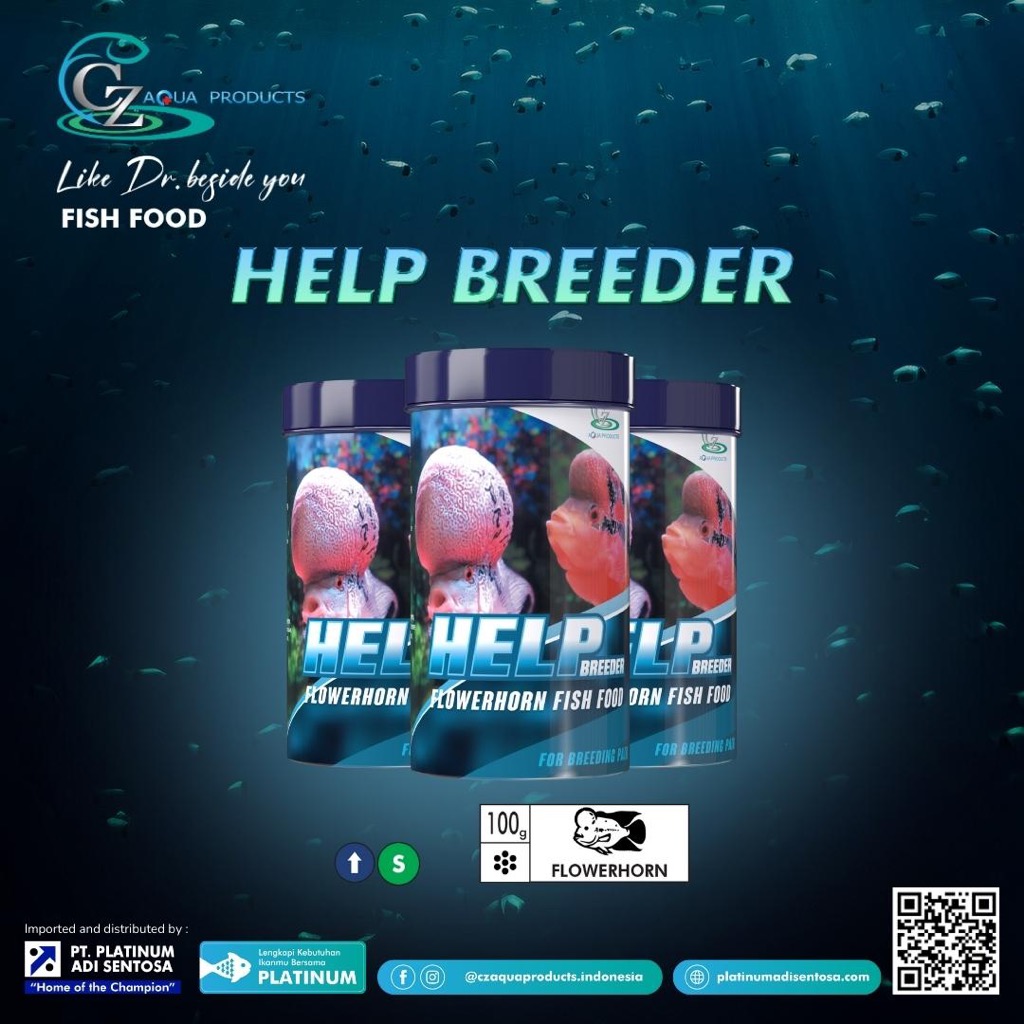 Cz Aqua Help Breeder 100GR Louhan Premium Feed made in Thailand ...