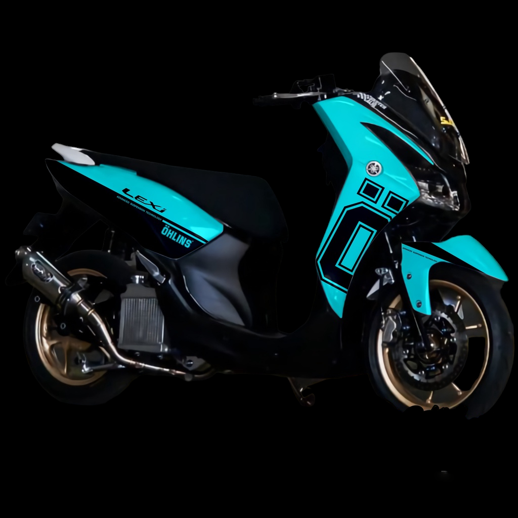 Decal Sticker yamaha lexi Fullbody Dekal Sticker yamaha lexi motif O ...