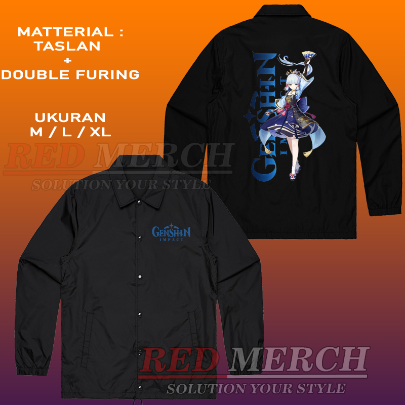 Genshin Impact Kamisato Ayaka Character anime coach Jacket - custom ...