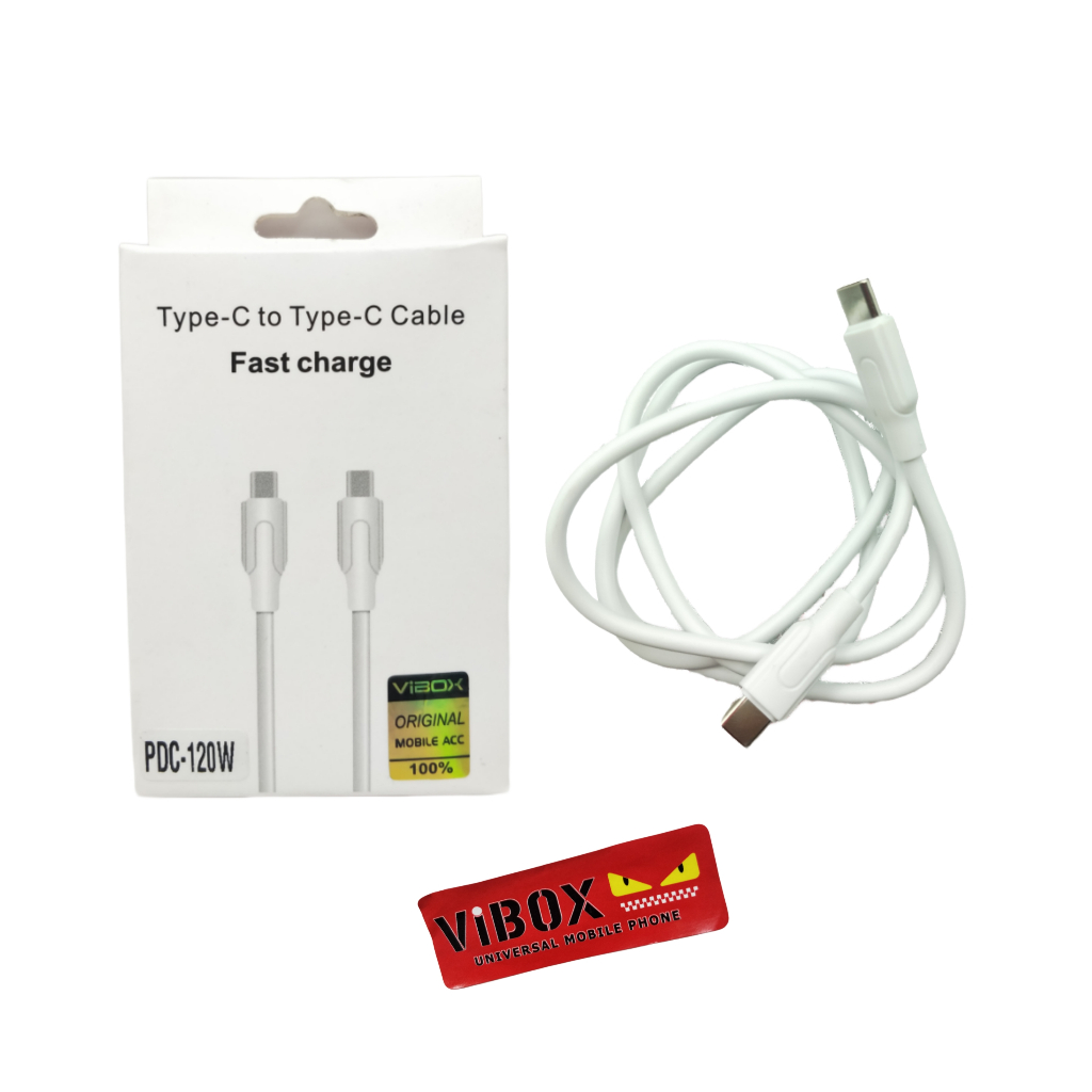 Shopp acc~'Vibox data Cable 6A PDC-120w Type c to Type c Fast Charing ...