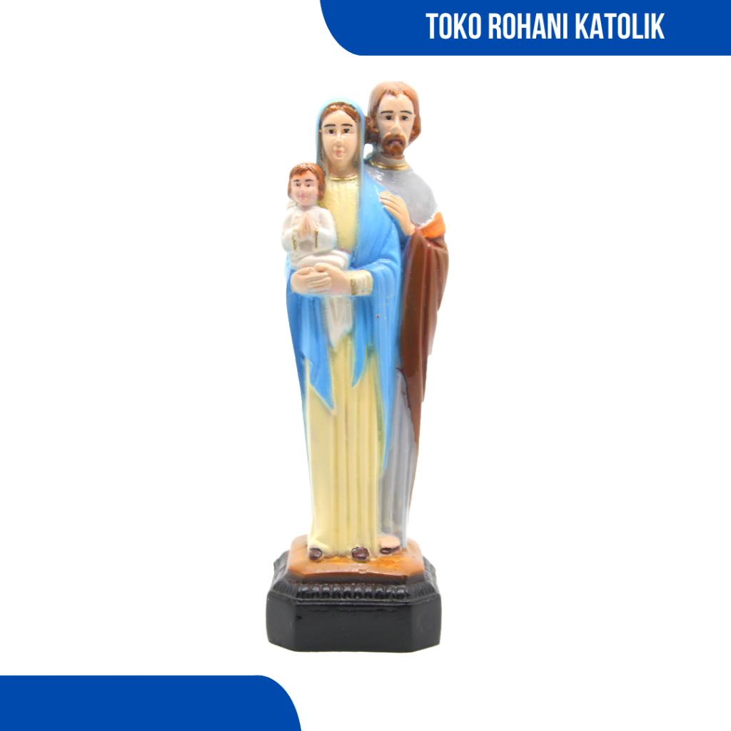 HOLY FAMILY STATUE (10-15 CM) / YESUS MARIA YOSEP STATUE / CATHOLIC ...