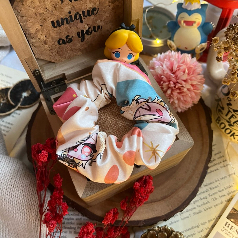 Scrunchie Fanmerch Hair Tie Genshin Impact Chibi Ratiorine Alhaitham ...