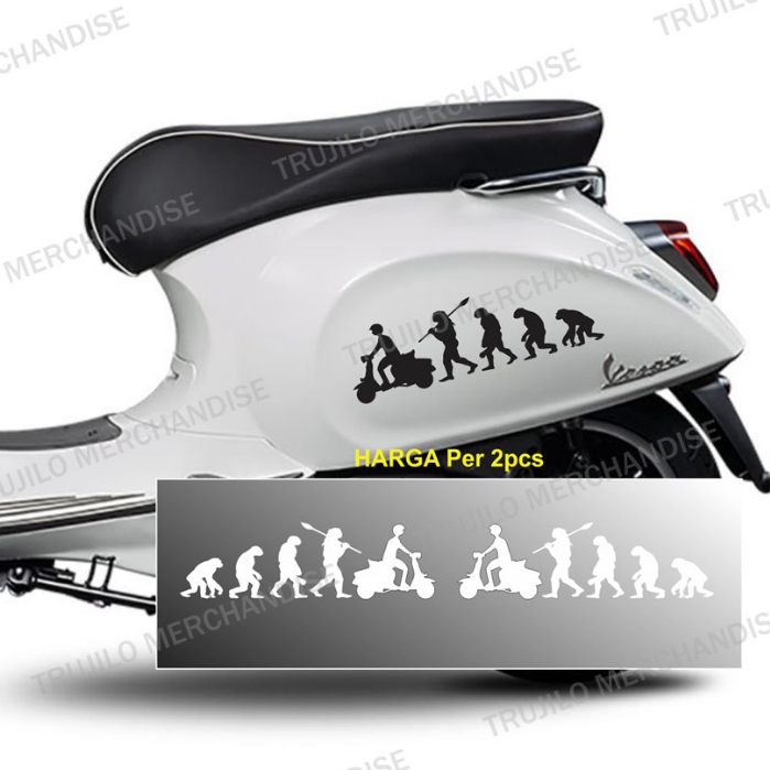 Vespa Primavera Sprint Lx GTS Evolution Sticker With Vespa Sticker ...