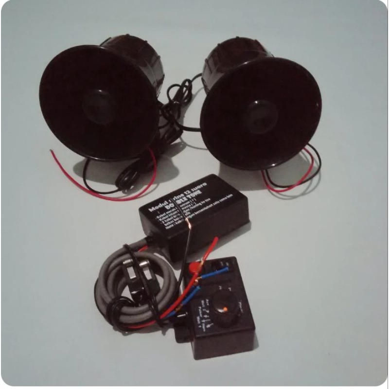 12 sound patwal siren module plus double toa mini 10 Watts for ...