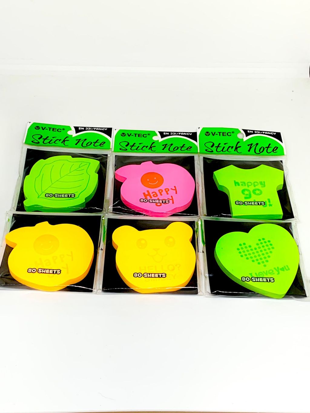 Memo / Sticky Note V-TEC Shapes PER PCS | Shopee Philippines