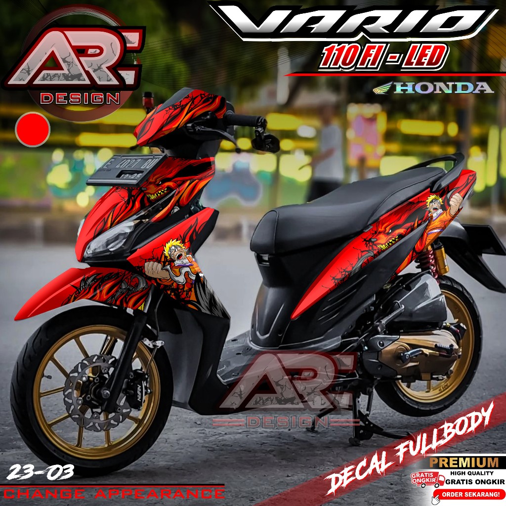 New Decal Sticker Honda Vario FI 110 LED Full body - Sticker Sticker ...