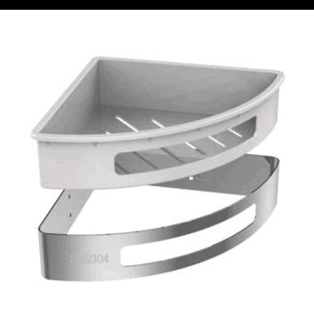 Corner Shelf/Box Shelf/Soap Rack Soap HolderFioni Stainless+PVC Plastic ...