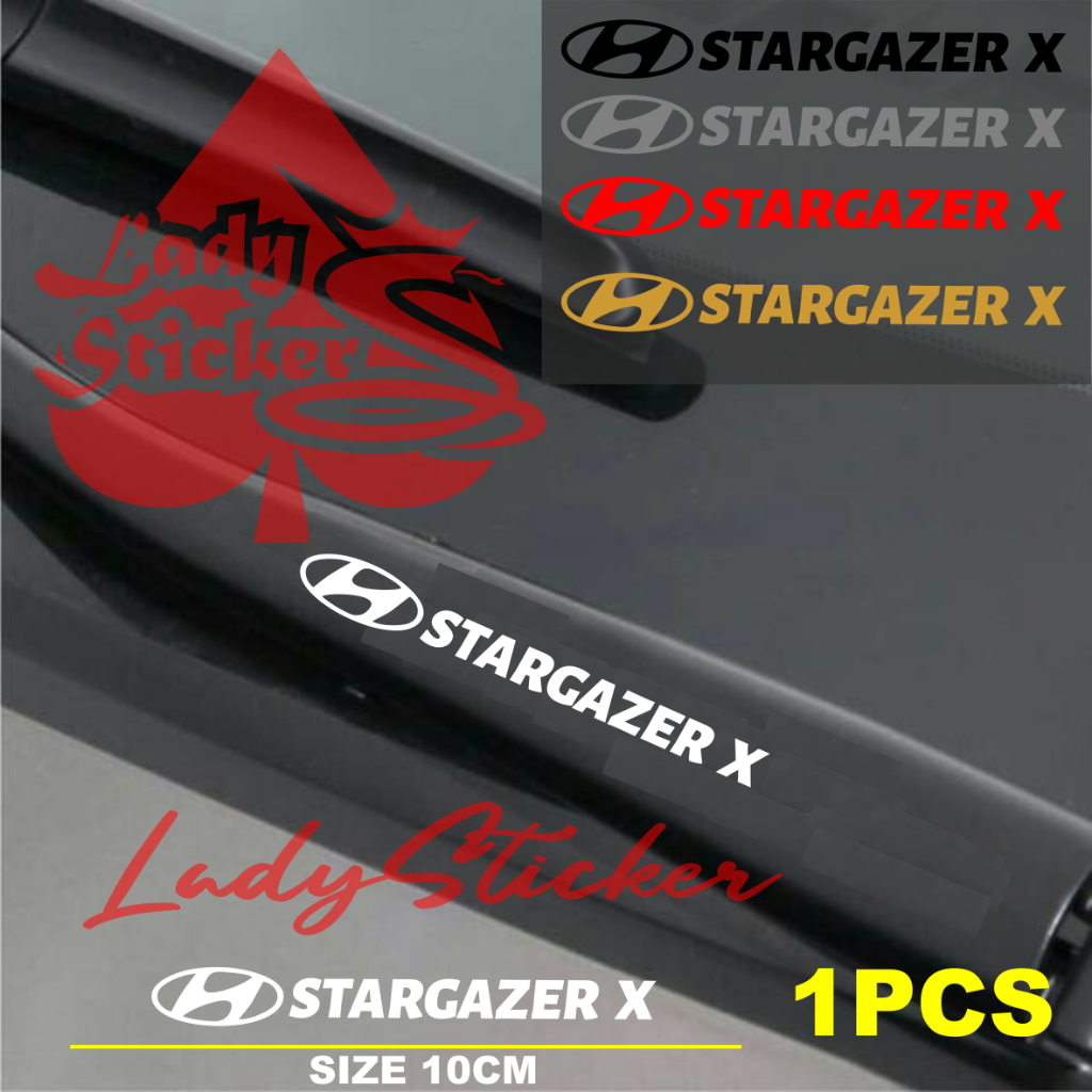 Stargazer x cutting aticker hyundai stargazer x car water gutter wiper ...