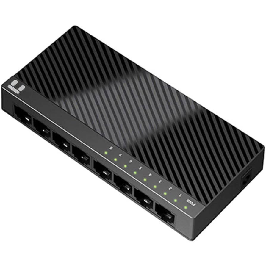 Switch Hub 8 Port NETIS ST3108C 8 Port RJ45 100M Fast Ethernet Switch ...