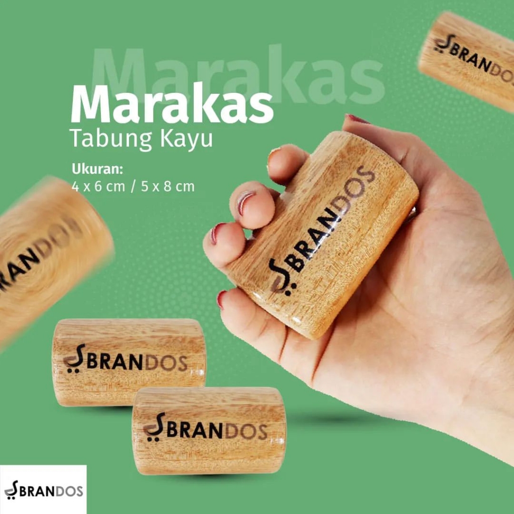 Wooden Tube Maracas BRANDOS Shaker Percussion Maracas Kecrekan MK-41-42 ...