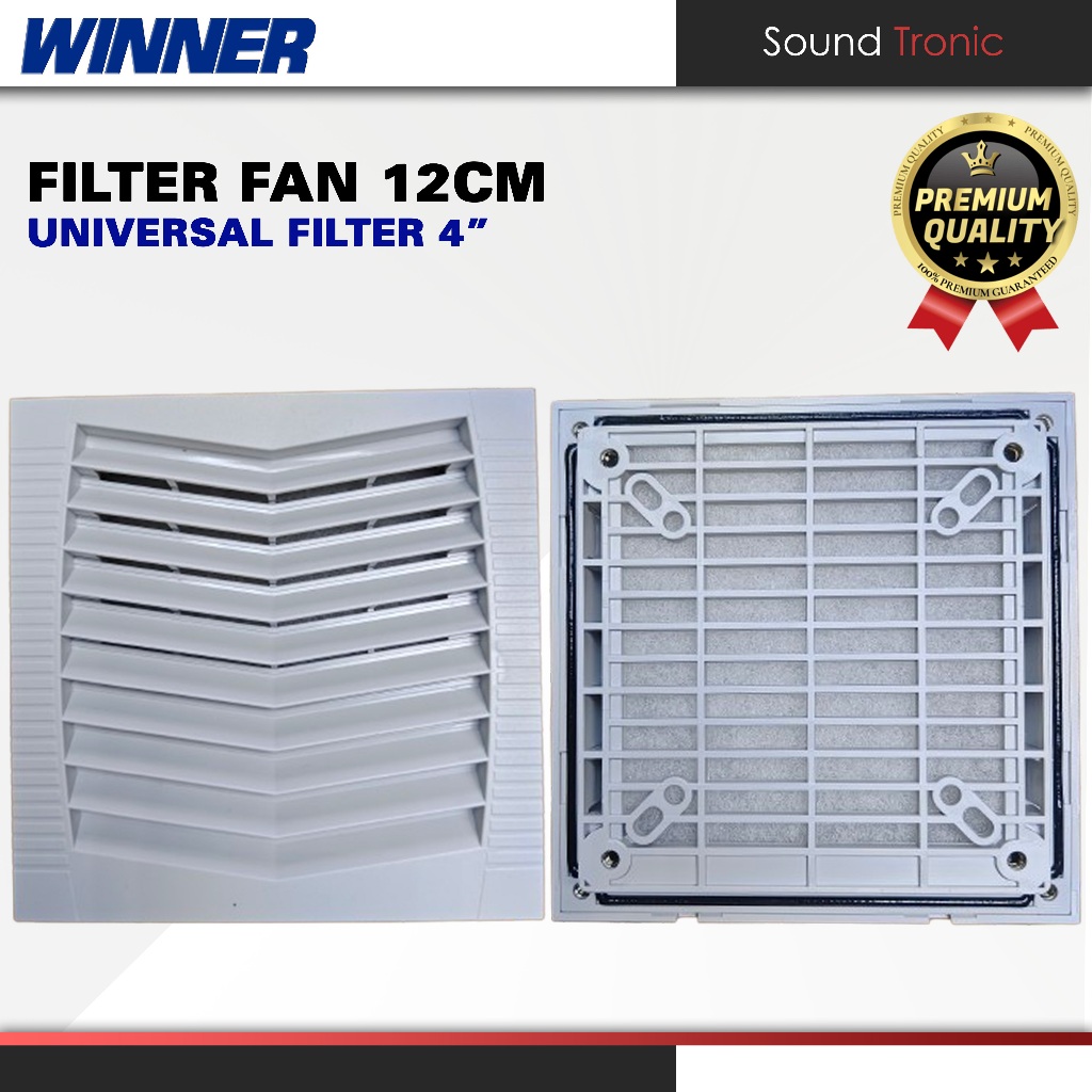 Exhaust Filter PFV9803 Fan Panel 4 inch (12cm) PREMIUM | Shopee Philippines