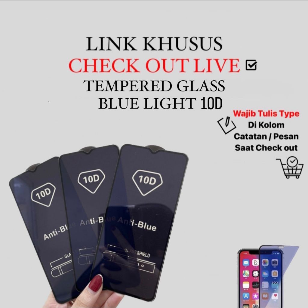 Link LIVE TEMPERED GLASS BLUE LIGHT 99D - TEMPERED GLASS 99D SPECIAL CO ...