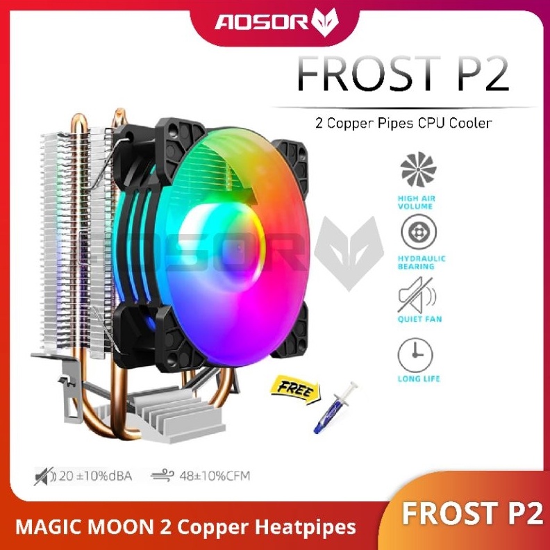 ART O39X COOLMOON FAN CPU COOLER FROST P2 INTEL AMD | Shopee Philippines