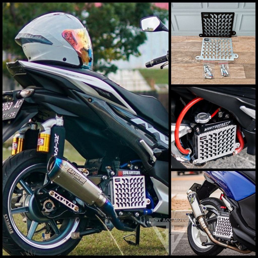 Package COVER RADIATOR NMAX CAP RADIATOR NMAX 150 155 OLD NEW AEROX 155 ...